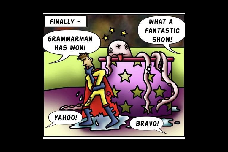 Grammarman: Episode 8: Going to extremes | Teaching tool | Onestopenglish